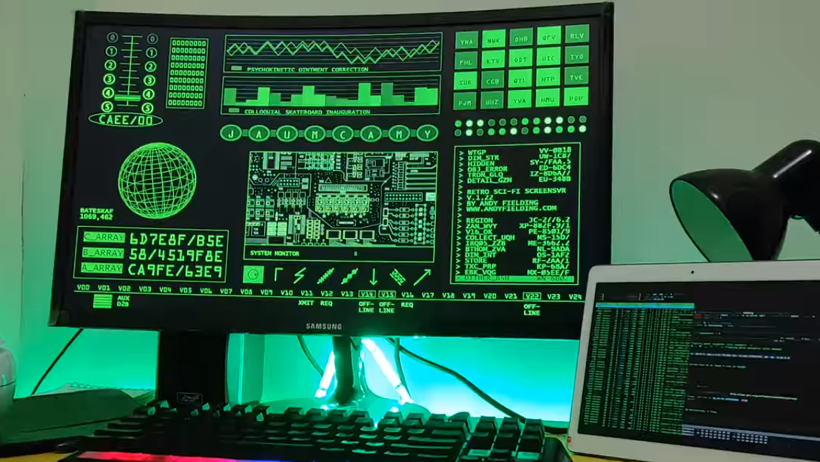 Cara Membuat Hacker Background Yang Viral di Medsos – TEKNO BANGET